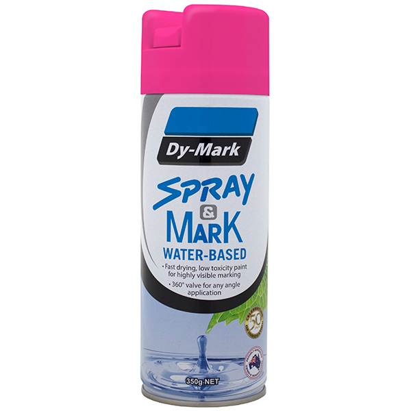 Dymark - Spray & Mark W-B F/Pink 350g