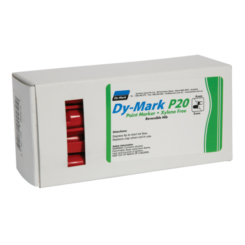 Dy-Mark Australia | P20 Paint Marker Red Box 12